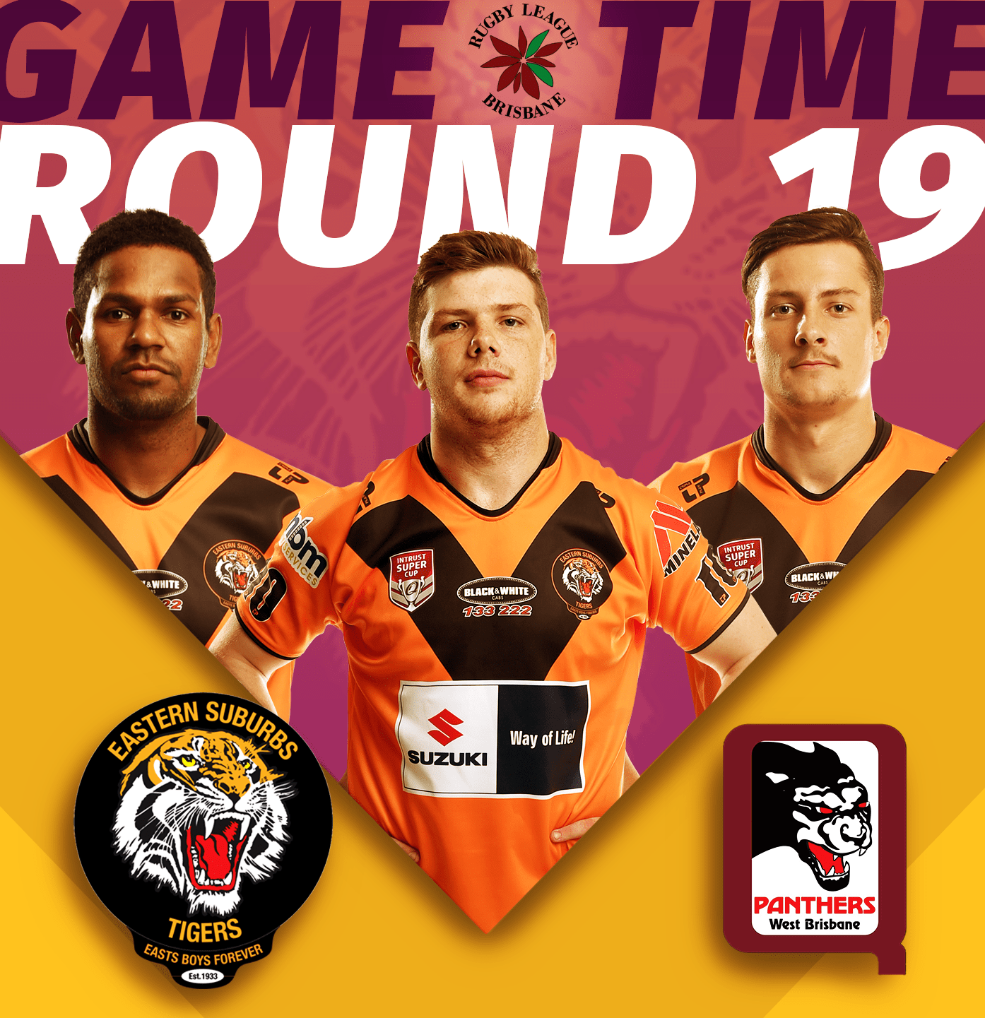 Upcoming game details for ISC, HDC, BRL - The Brisbane Tigers ...