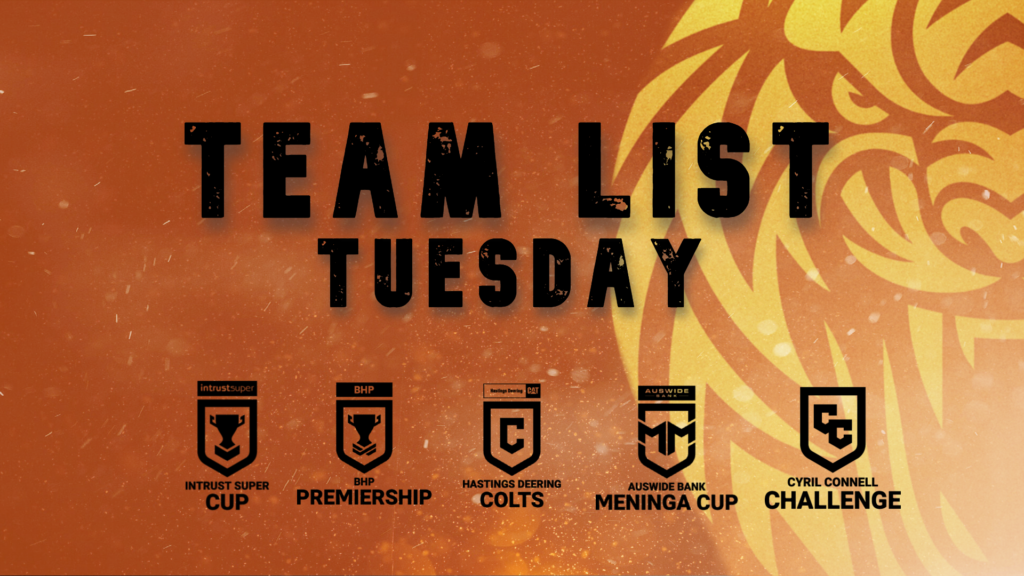 Team List Tuesday: BHP and HDC kick off Round 1 - The Brisbane Tigers ...